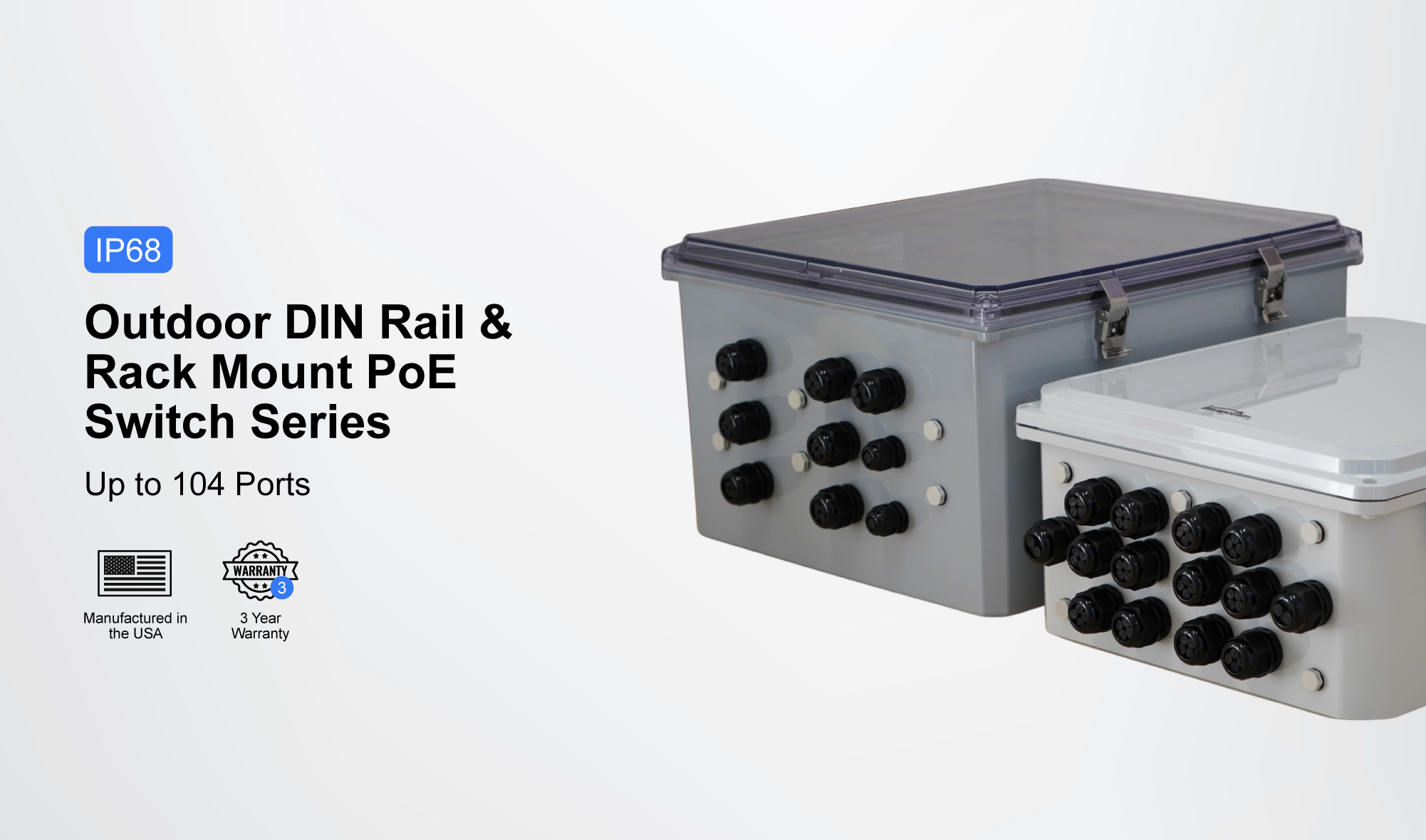 Outdoor Din Rail & Rack Mount PoE Switch Series | Inscape Data Corporation